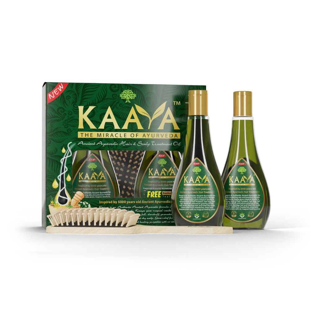 Kaaya Ayurvedic Hair Oil for Hair Growth & Hair Fall Control – Kaaya ...